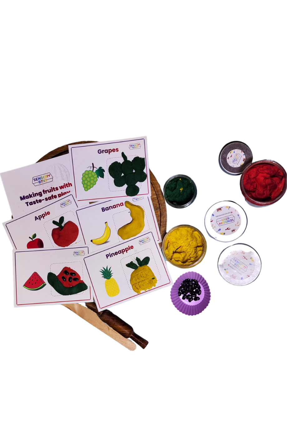 Fruitfusion Taste-Safe Play Dough Kit | Fruity Sensory Play - Sensory ...