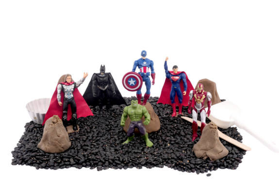 Avengers Sensory Play Bin | Superhero Adventure Kit for Kids - Sensory ...