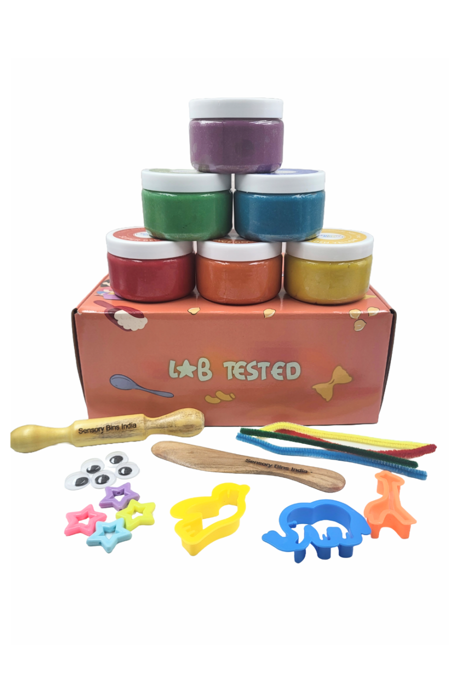 Munchable Magic Play Dough Kit | Safe & Creative Play - Sensory Bins India