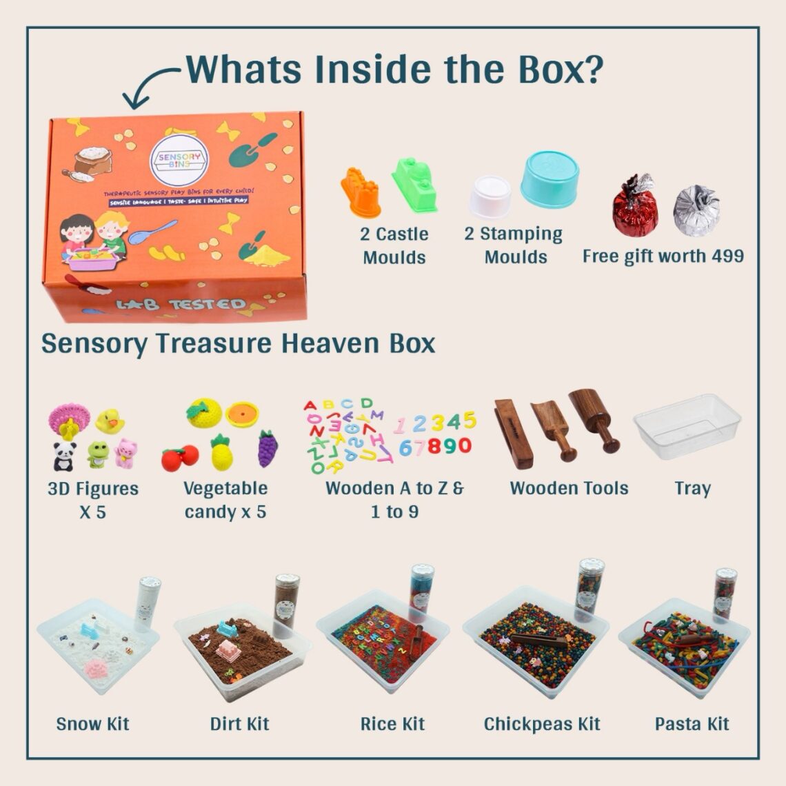 Sensory Treasure Heaven Box | Creative & Fun Sensory Kit for Kids ...