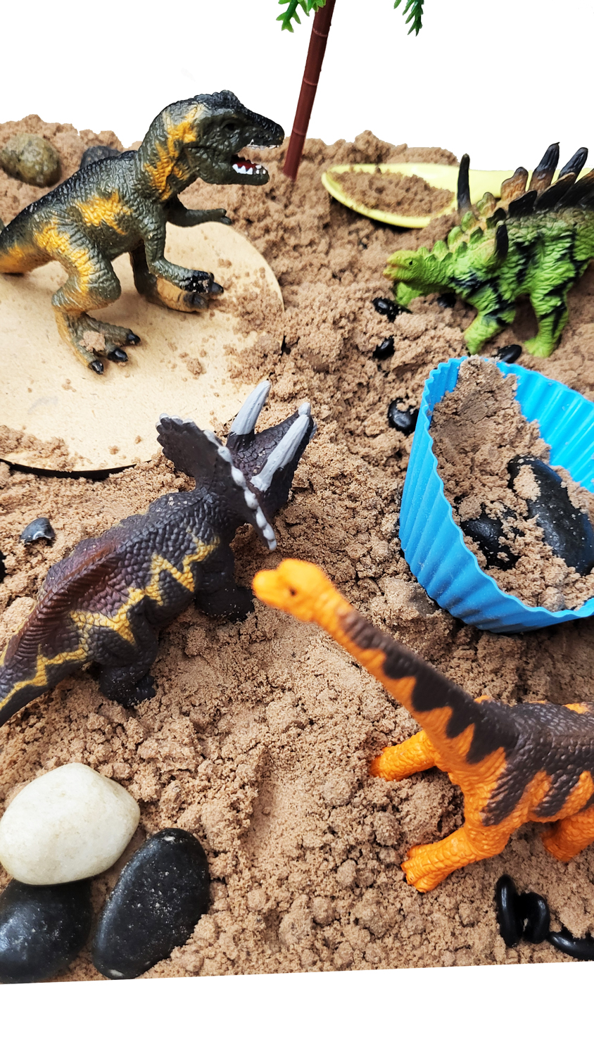 Jurassic Jungle Dinasour Sensory Safari - Sensory Bins India