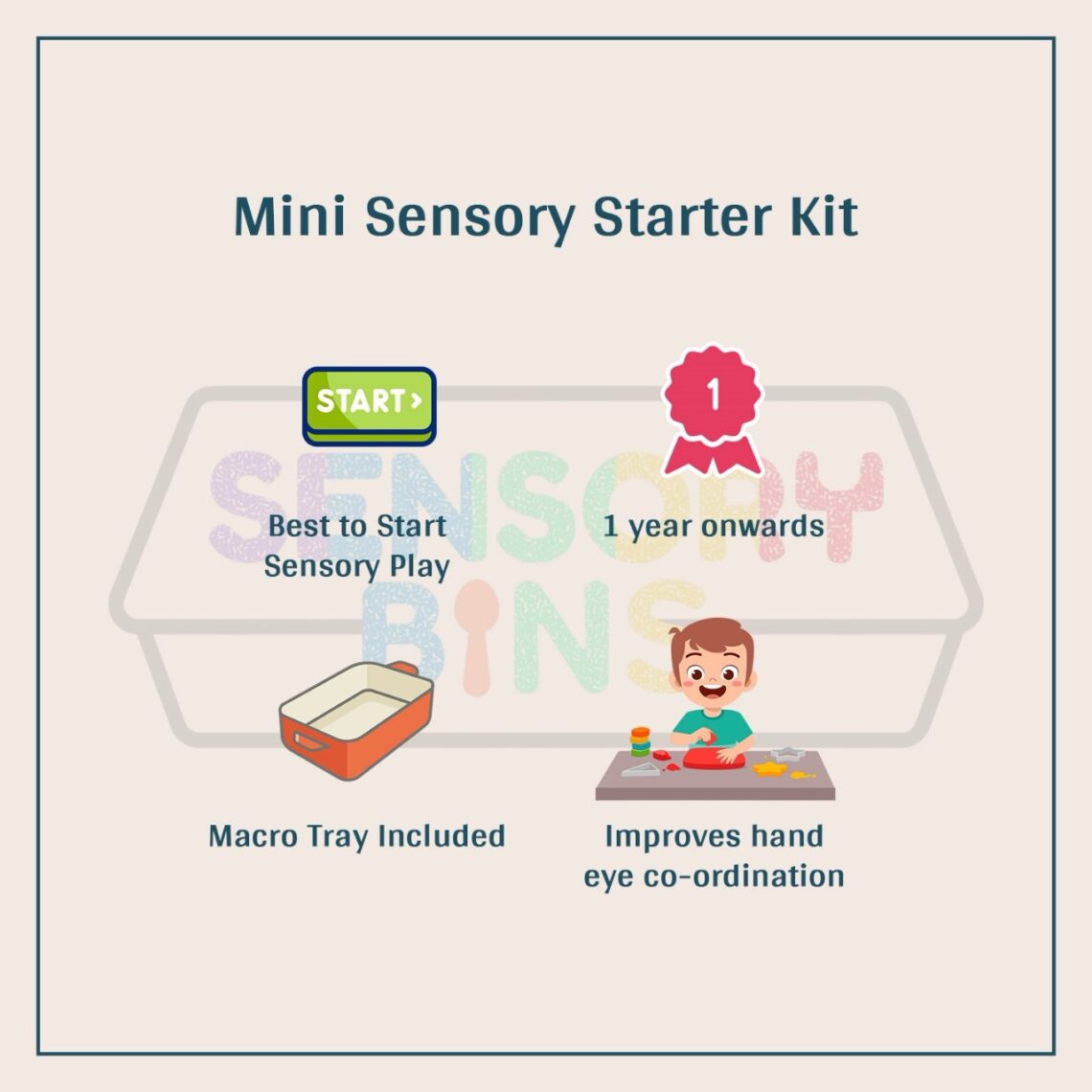 Mini Sensory Starter Kit | Beginner Sensory Play for Kids - Sensory ...