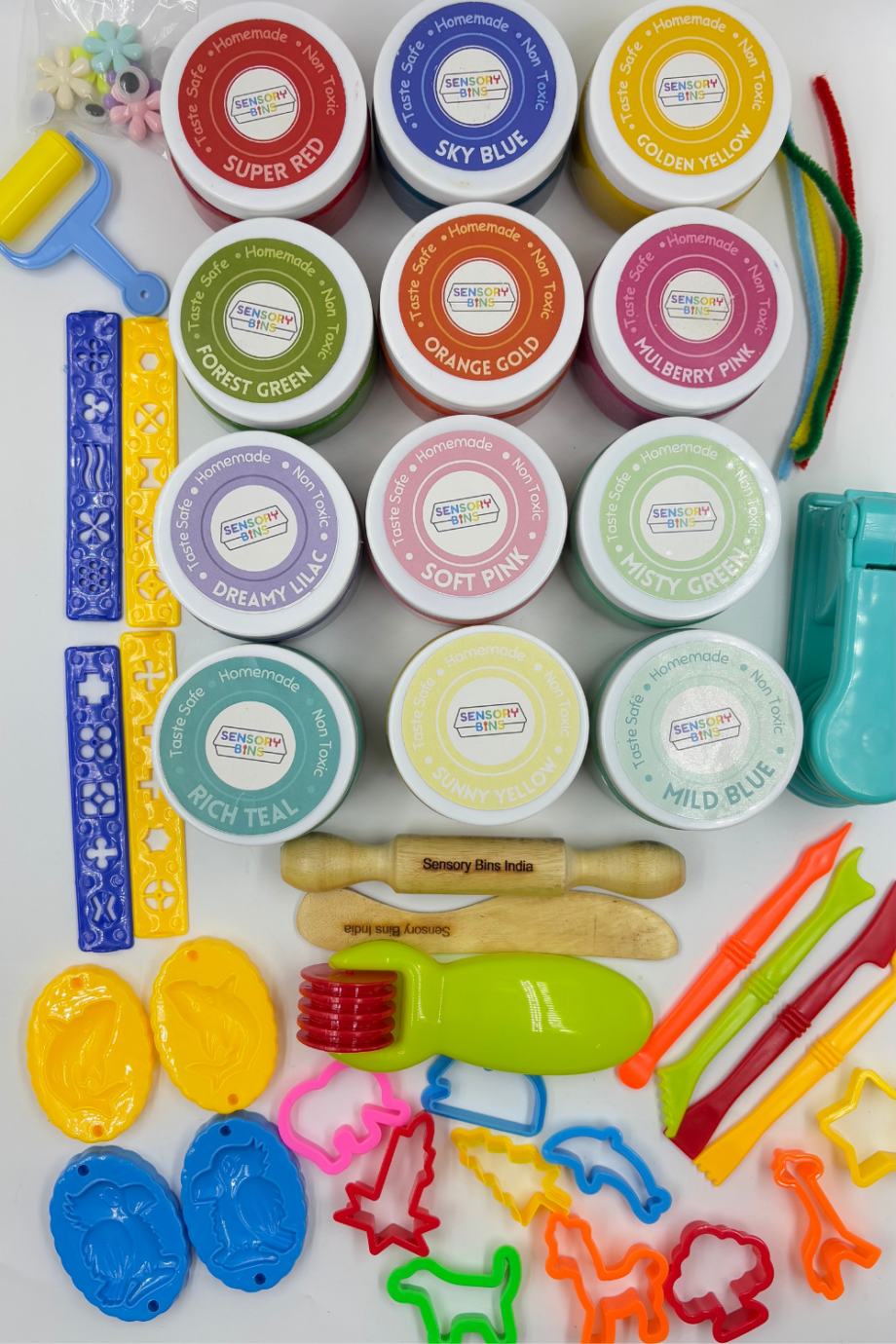 Ultimate Taste-Safe Play Dough Kit | Creative Sensory Play for Kids ...