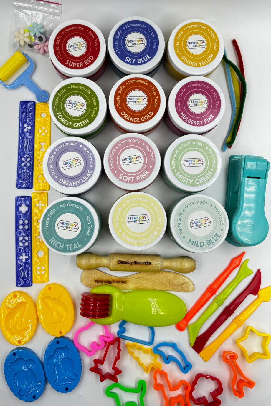 Ultimate Taste-Safe Play Dough Kit | Creative Sensory Play for Kids ...